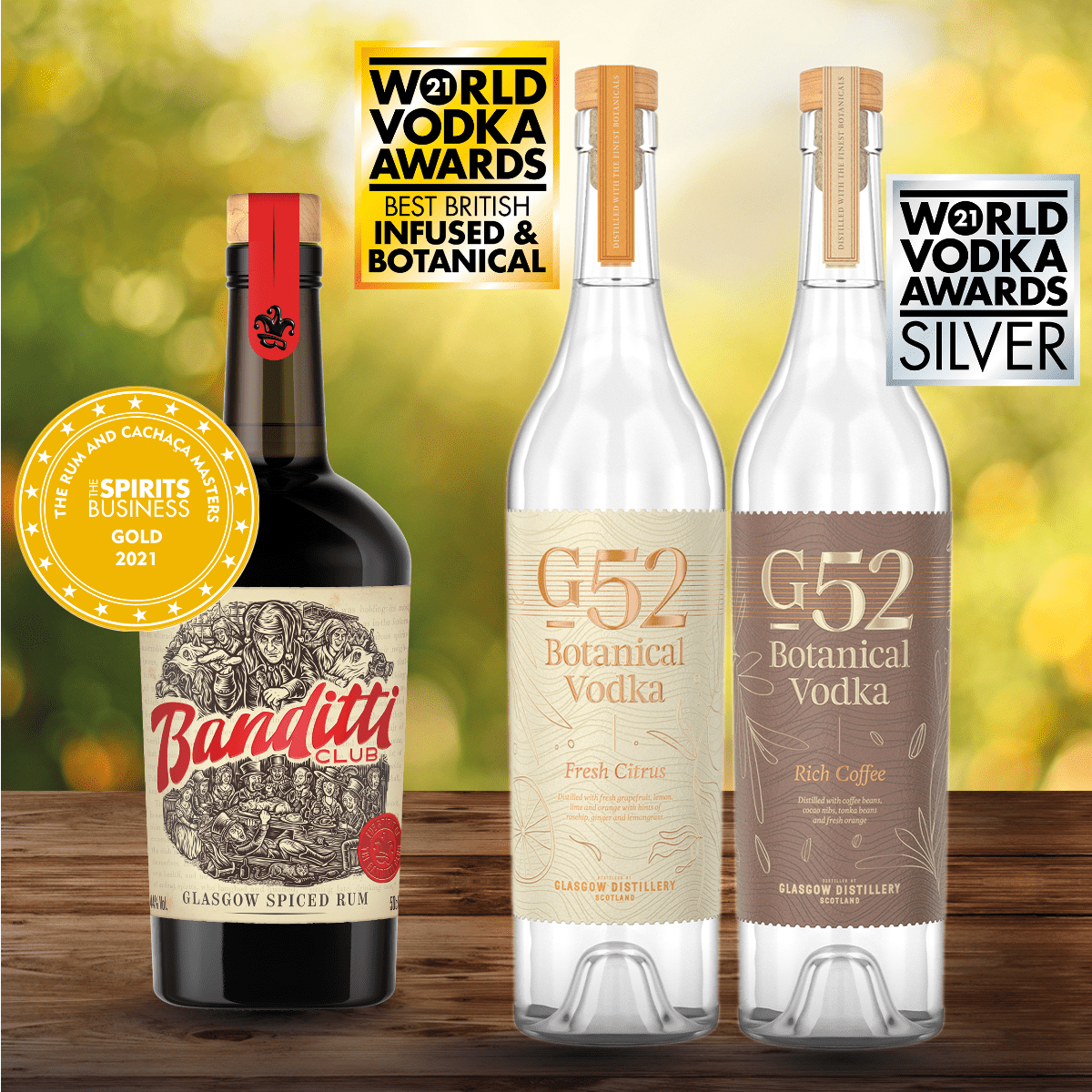 G52 Fresh Citrus Vodka Wins ‘Britain's Best’ & Banditti Club Rum Picks ...