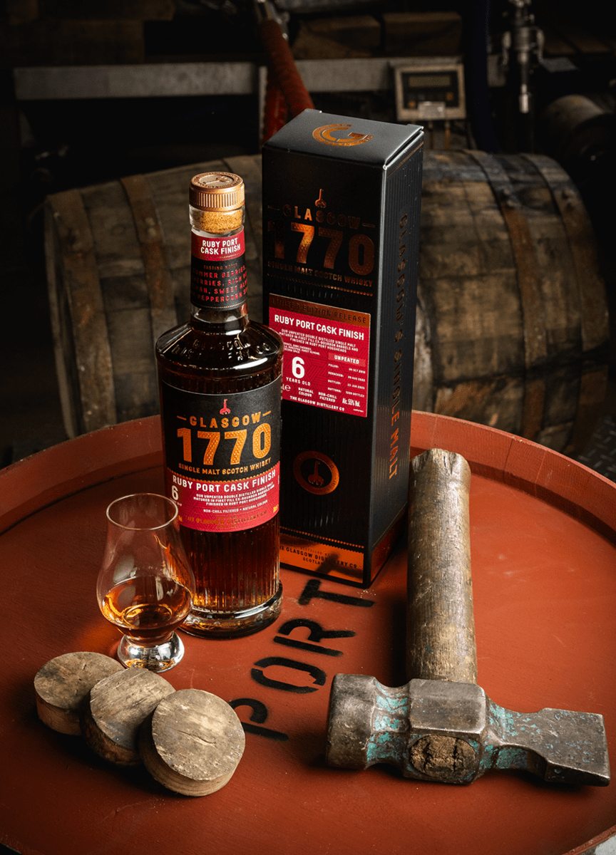Glasgow 1770 Ruby Port Cask Finish - Glasgow 1770 - Glasgow 1770 Single Malt Whisky | The ...