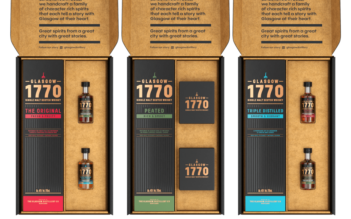Glasgow 1770 Signature Range Gift Box | The Glasgow Distillery Company Ltd